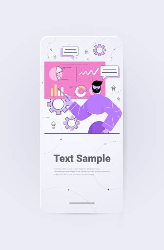 차트 및 그래프 데이터 분석 프로세스 디지털 마케팅 기획 회사 전략을 분석하는 사업가 가공의 인물에 대한 스톡 벡터 아트 및 기타 이미지 가공의 인물 개념 거래자