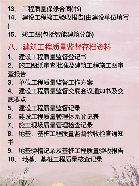 工地资料员从开工到竣工全过程资料一个清单全搞定建议收藏 知乎
