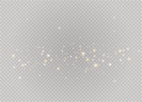 투명 한 배경에 고립 된 황금 빛나는 조명 효과의 집합입니다 광선 및 스포트 라이트와 태양 플래시 광선 효과 프리미엄 벡터