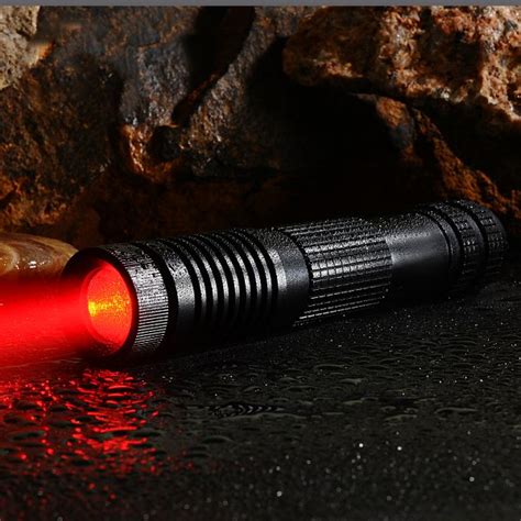 Honorable Bold Beam Red Laser Pointer Single Point Black Shell