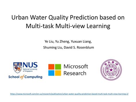 Ppt Urban Water Quality Prediction Using Multi View Learning Powerpoint Presentation Id9018421