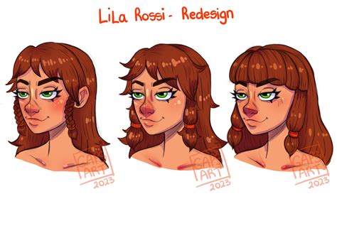 Oc Lila Rossi Redesign Sketches Rmiraculousladybug