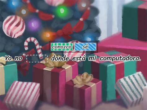 Saber Y Conocer Complete The Sentence