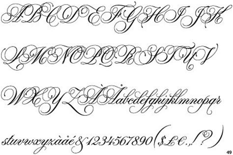 Script Curly Letters Alphabet
