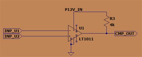Ltspice Confused About This Simple Comparator Circuit Output Waveform