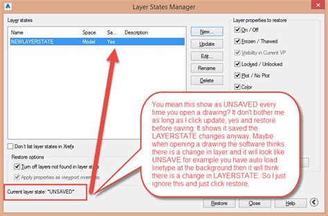 Layer States Not Staying Applied Autodesk Community