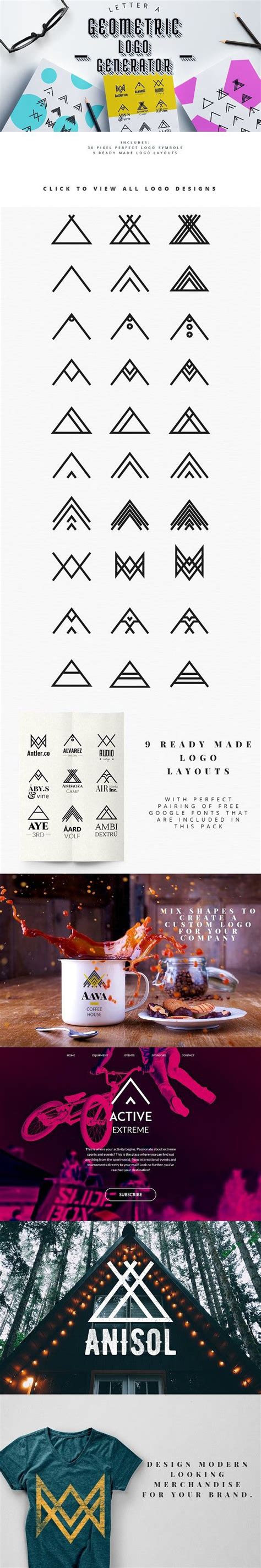 Geometric Logo Generator Geometric Logo Generator