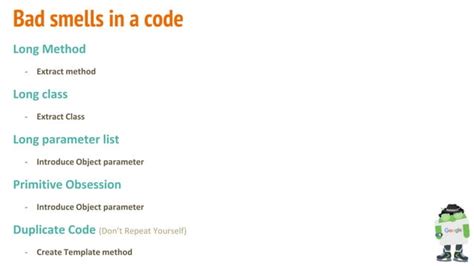 Code Smell And Refactoring Ppt