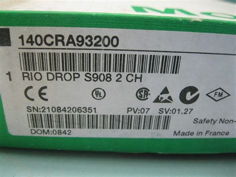 Schneider Electric Modicon Quantum PLC CRA With Redundant Cable