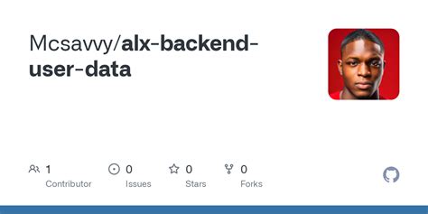 github mcsavvy alx backend user data