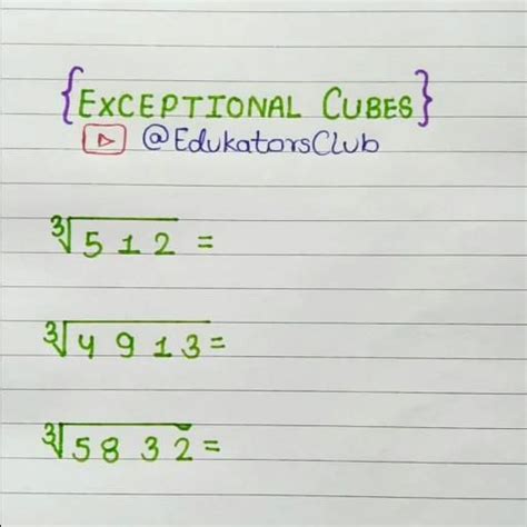 Exceptional Cube Root Edukators Club Artofit Exceptional Cube Root Edukators Club Artofit