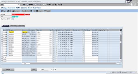 How To Change BOM In SAP YB Digital