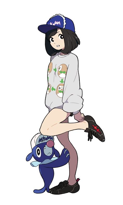Selene Rowlet And Popplio Pokemon And More Drawn By Oomura Yuusuke Danbooru