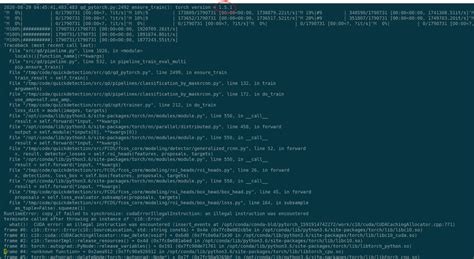 Cuda Error An Illegal Instruction Was Encountered Distributed Pytorch Forums