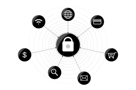 Cybersecurity Data Protection Royalty Free Vector Image