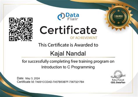 Cprogramming Certification Dataflair Professionaldevelopment