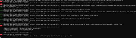 Bug Msal 437 Logs Critical Errors When They Are Not Critical · Issue 3683 · Azuread