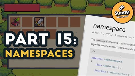 Using Namespaces Inventory System In Unity Tutorial P15 Youtube
