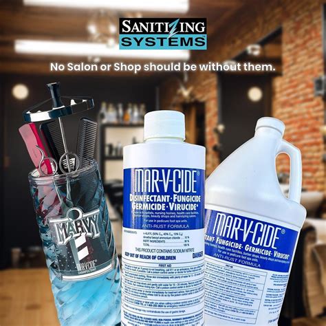 Mar V Cide Disinfectant Barber And Spa Tools