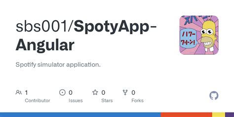 Github Sbs001spotyapp Angular Spotify Simulator Application