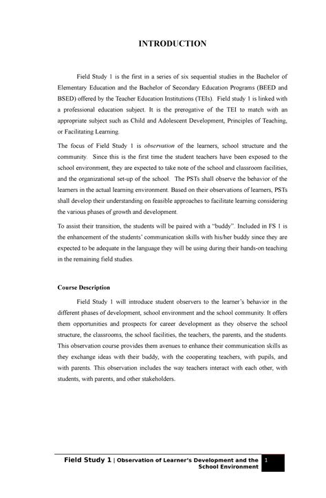 Examples Of Field Research At Victoria Mcbrien Blog