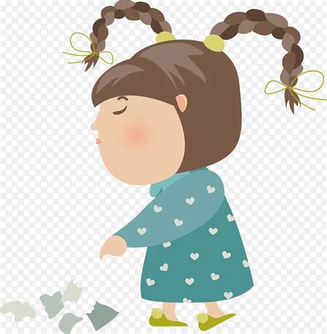 矢量图生气的小女孩png图片素材下载 图片编号9111143 Png素材网