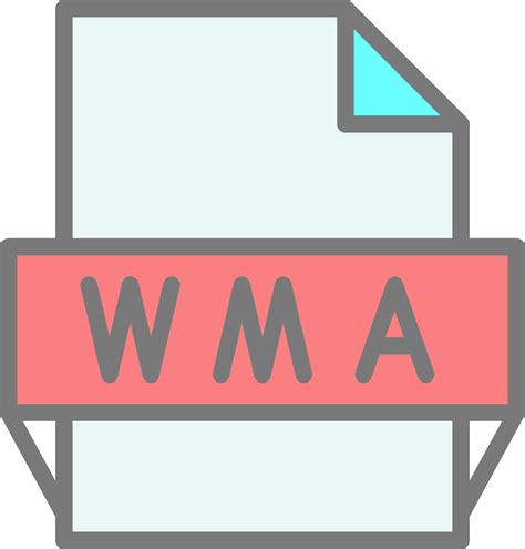 Wma File Format Icon Vector Art At Vecteezy