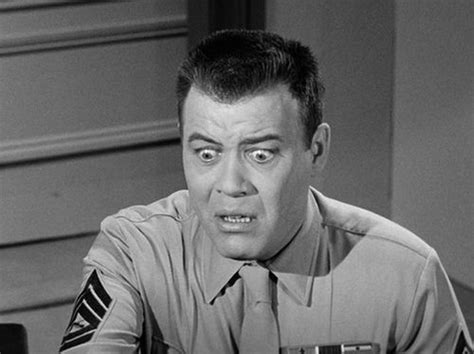 Frank Sutton As Sgt Carter In Gomer Pyle Usmc Frank Sutton Classic