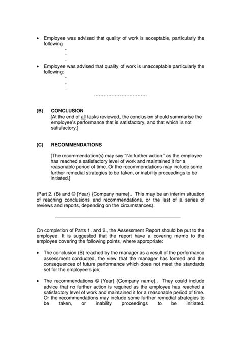 Assessment Report Template In Word And Pdf Formats Page 3 Of 5