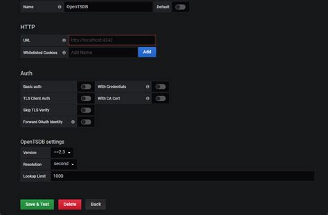 Opentsdb Cant Specify Datasource Access Server Or Browser Anymore · Issue 22169 · Grafana