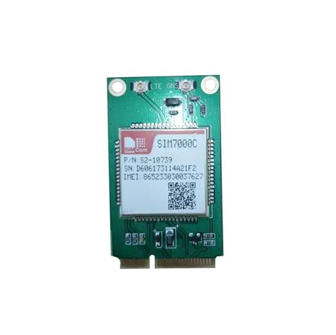 Simcom Sim7000c Mini Pcie B1 B3 B5 B8 Nb Iot Módulo Lte Cat M1 Emtc Gnss Gps Glonass