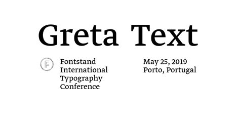 Шрифт Greta Text Pro