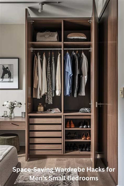 Space Saving Wardrobe Hacks For Mens Small Bedrooms Small Bedroom