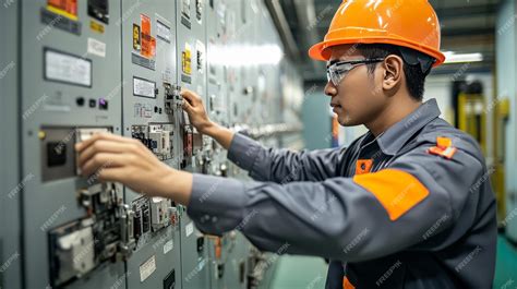 A Maintenance Engineer Is Engaged In Checking The Relay Protection System Of Medium Voltage