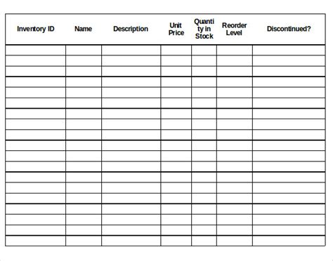 15 Inventory Control Templates Free Sample Example Format Download