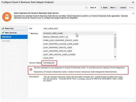 Troubleshoot The Oracle E Business Suite Adapter While Using It As An Invoke Target In An