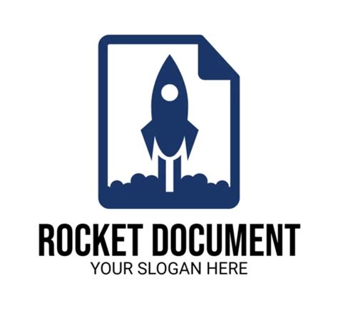 Rocket Code Logo Design Template Free Design Template