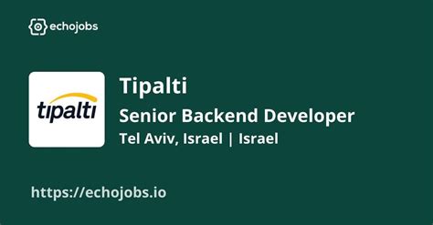 Hiring Senior Backend Developer Tel Aviv Israel Israel Microservices Kafka Sql Api R