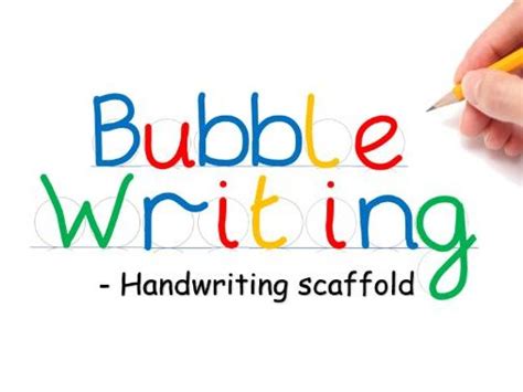 Introduction To Bubble Writing Presentation For Babes Teaching Resources
