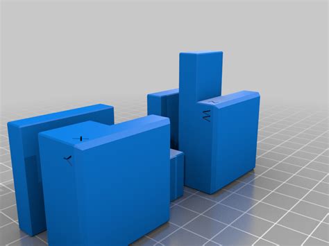 Rectangle Block Interlocking Puzzle By Christoph Lohe By Printable Puzzle Project Download