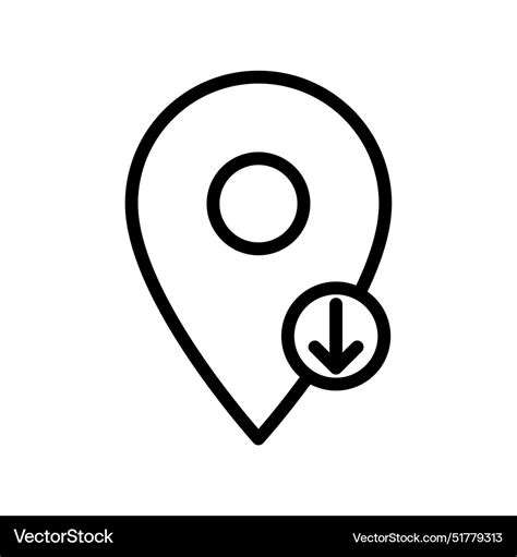 Download Gps Map Location Icon Great Royalty Free Vector