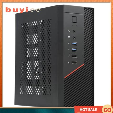 Buyi A P Black Mini Itx Case L Mini Itx Case Htpc Chassis Game Computer Can Stand Or Lie