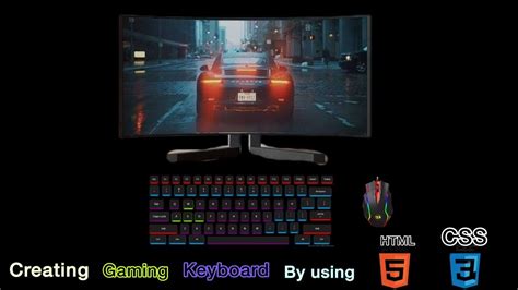 Creating Gaming Keyboard By Using Html And Css Programming With Haris Youtube