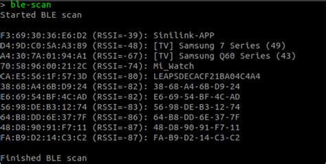 BLE Interface LEAPS