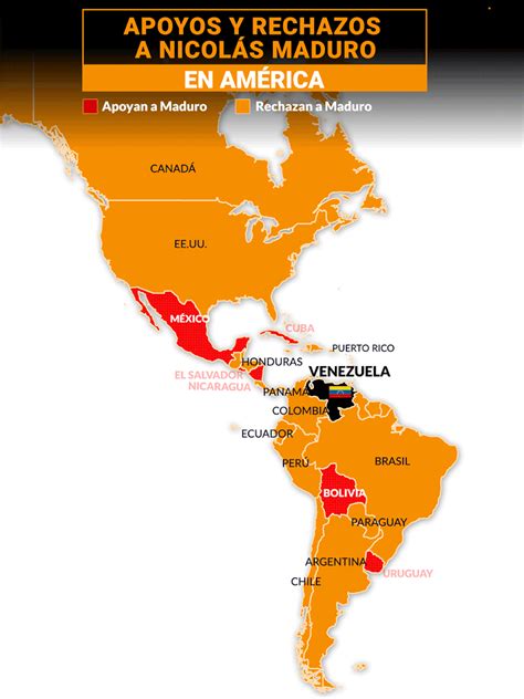 El Mapa Mundial De Apoyos Y Rechazos Al Régimen De Nicolás Maduro En