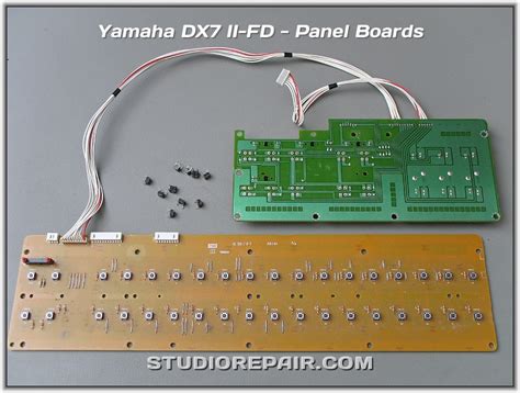Studio Repair Yamaha Dx7 Ii Fd Panel Boards