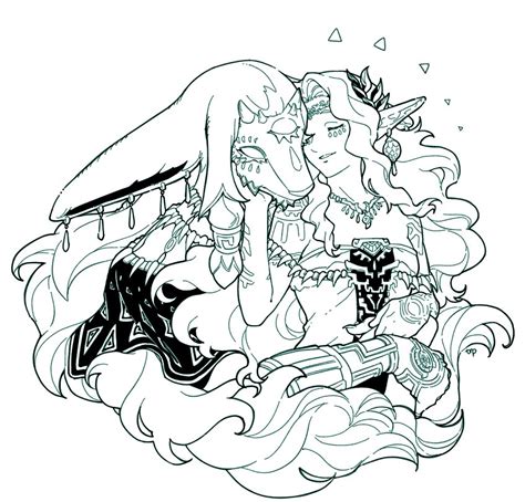 Sonia And Rauru The Legend Of Zelda And More Drawn By Tnp Danbooru