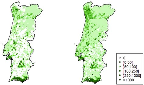 The Spatial Representations Of The Estimated Citrus Trees Density Download Scientific Diagram