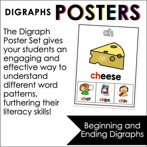 Consonant Digraph Posters For Phonics And Reading Skills Teacher Jeanell