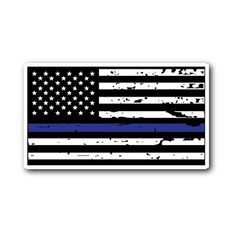 Thin Blue Line Car Decals And Stickers For Police And Law Enforcement